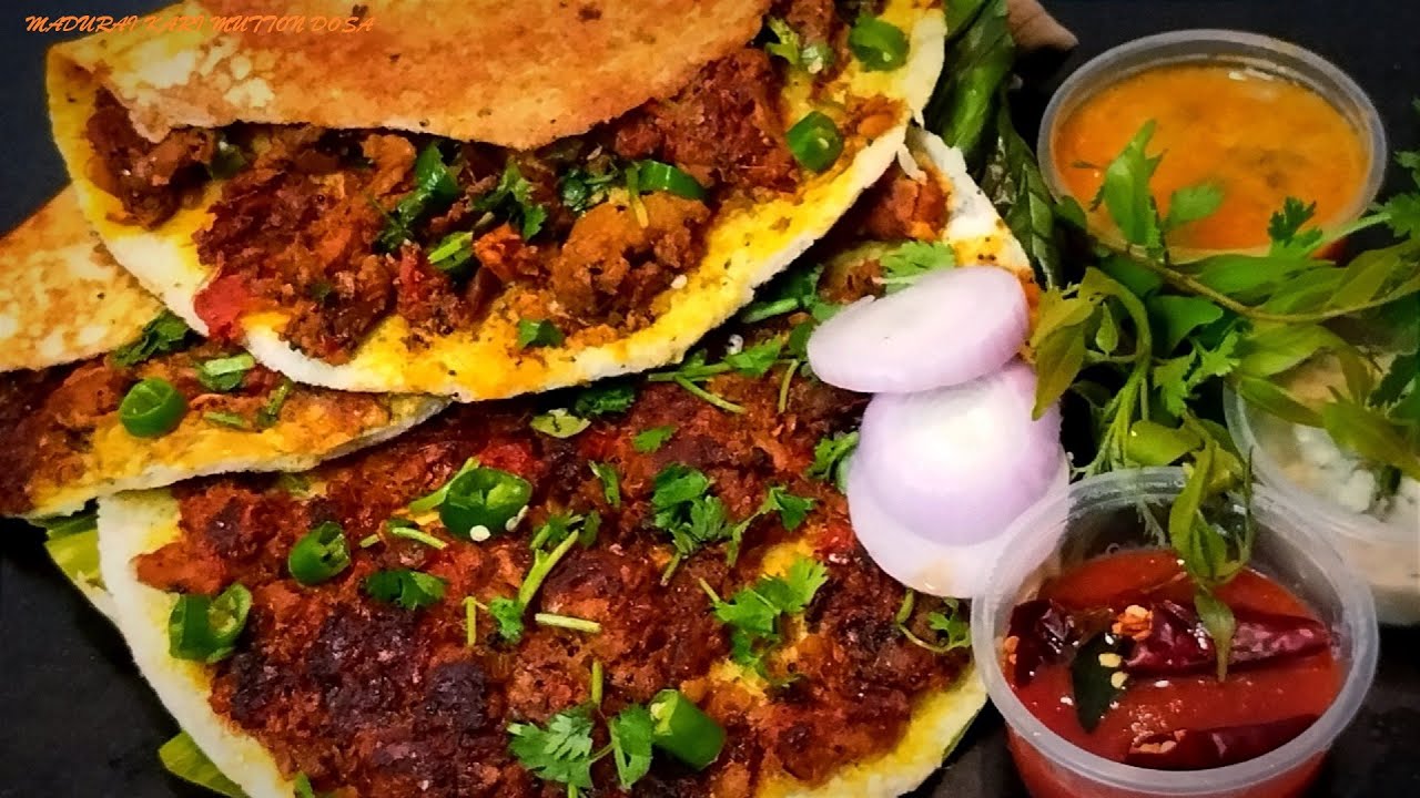 Kari Dosa | Madurai Kari Dosai Recipe | மதுரை கரி தோசை - YouTube