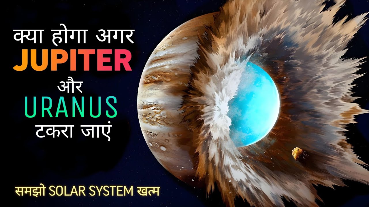 क्या हो अगर jupiter और uranus की टक्कर हो जाए | if jupiter collide with ...