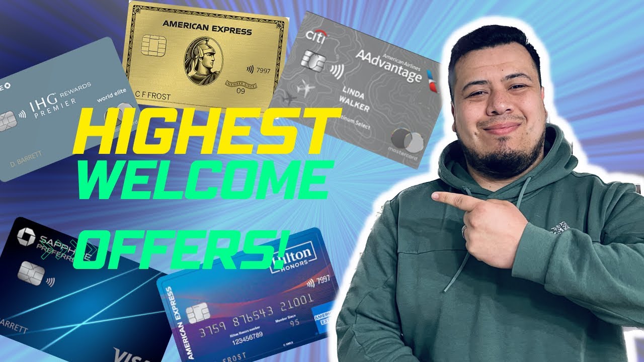 Best Credit Card Welcome Bonuses | 2023 - YouTube
