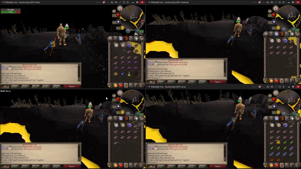 Old School Runescape - PVP Multiboxing Teaser - YouTube