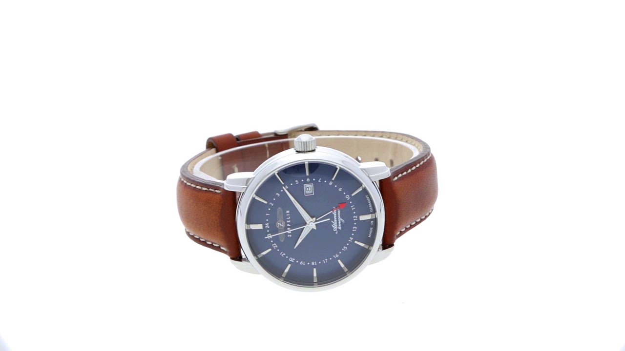 ZEPPELIN ATLANTIC QUARTZ TIMEZONE GMT ZE-8442-3 Zegarek / Watch 360 ...