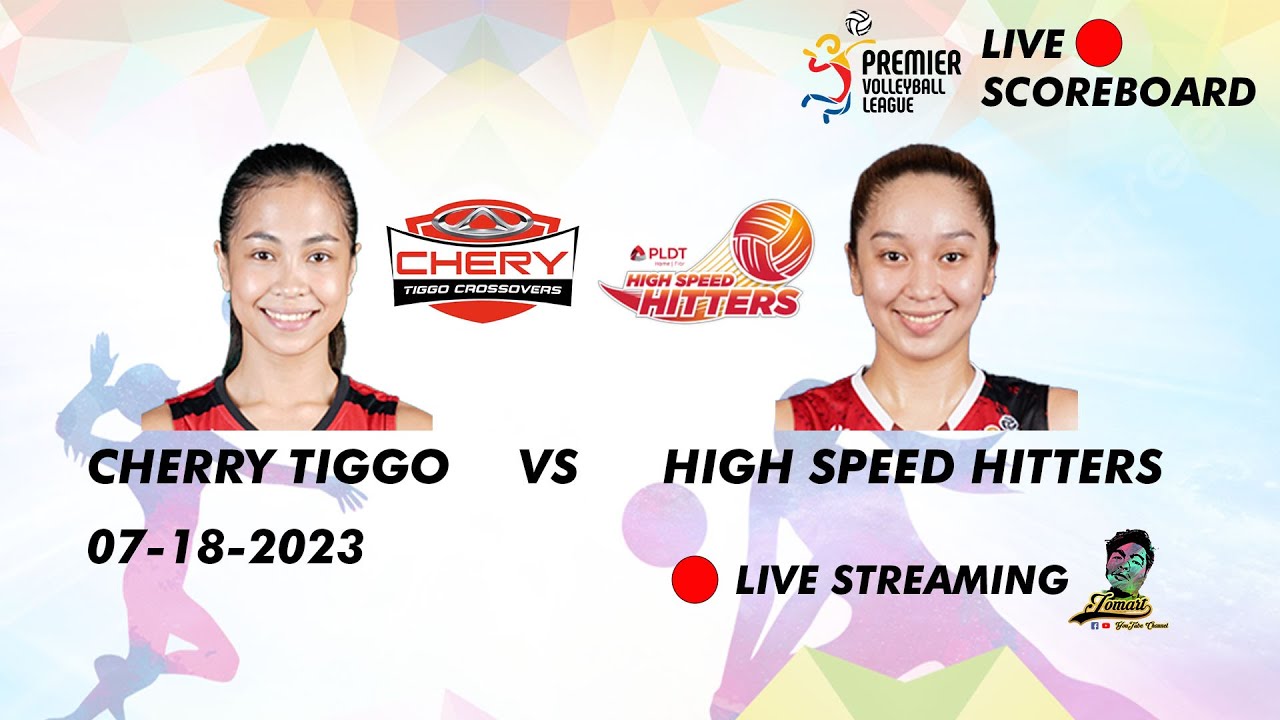 PVL LIVE: CHERRY TIGGO VS HIGH SPEED HITTERS 07-18-2023 | PBA LIVE ...