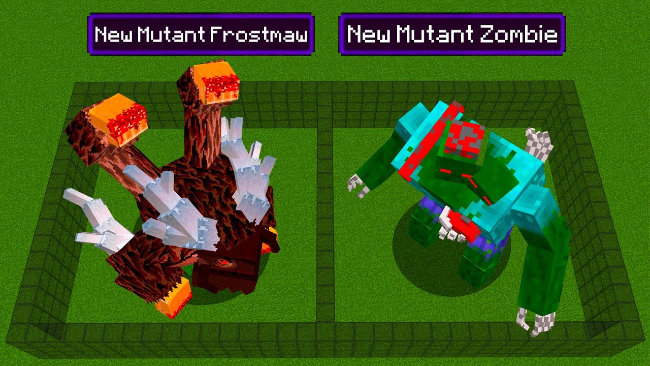 New Mutant Frostmaw VS New Mutant Zombie - YouTube