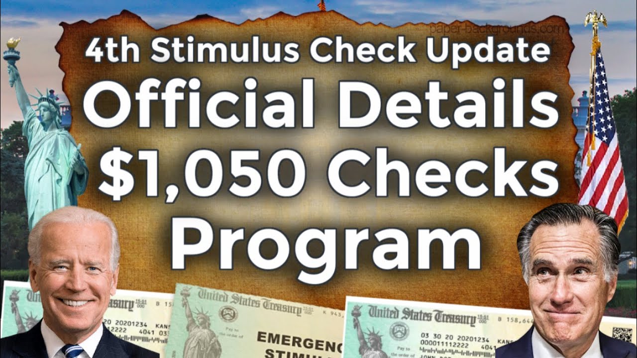 Now Approved!! NEW $1,050 Fourth Stimulus Check State Inflation Child ...