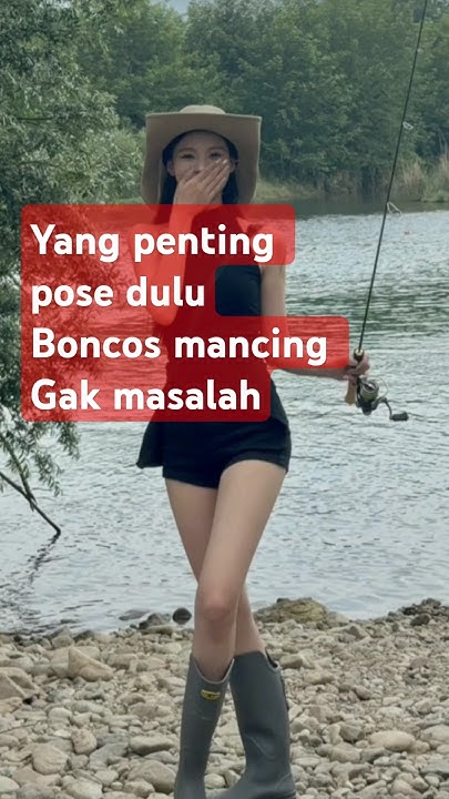 YANG PENTING CANDID DAPET! Cewek Mancing Tetap Estetik! #mancing #angler #fyp - YouTube