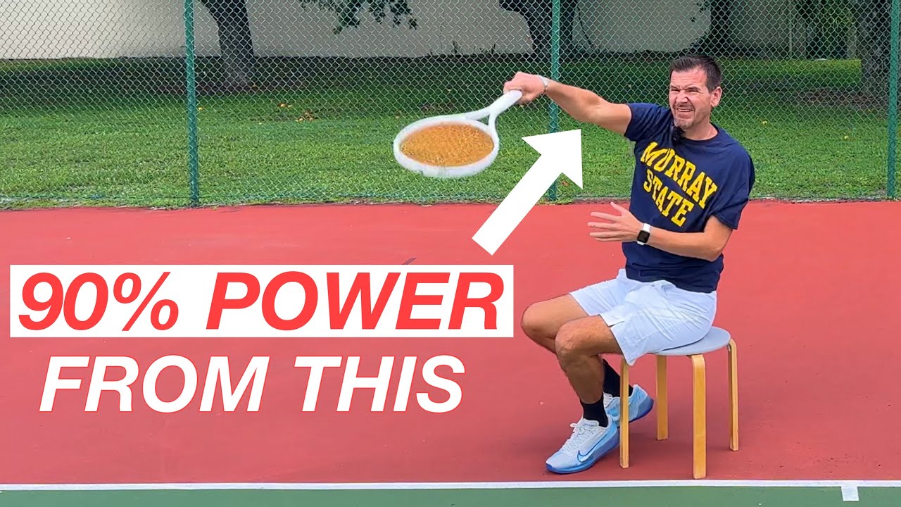 90% of Tennis Serve Power Comes from the Arm Action But… - YouTube