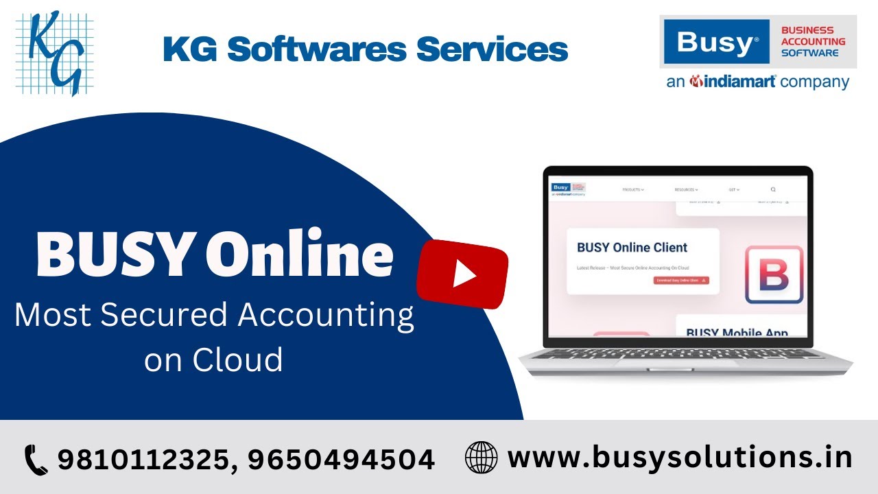 BUSY Online - Most Secured Accounting on Cloud | BUSY on Cloud | BUSY # ...