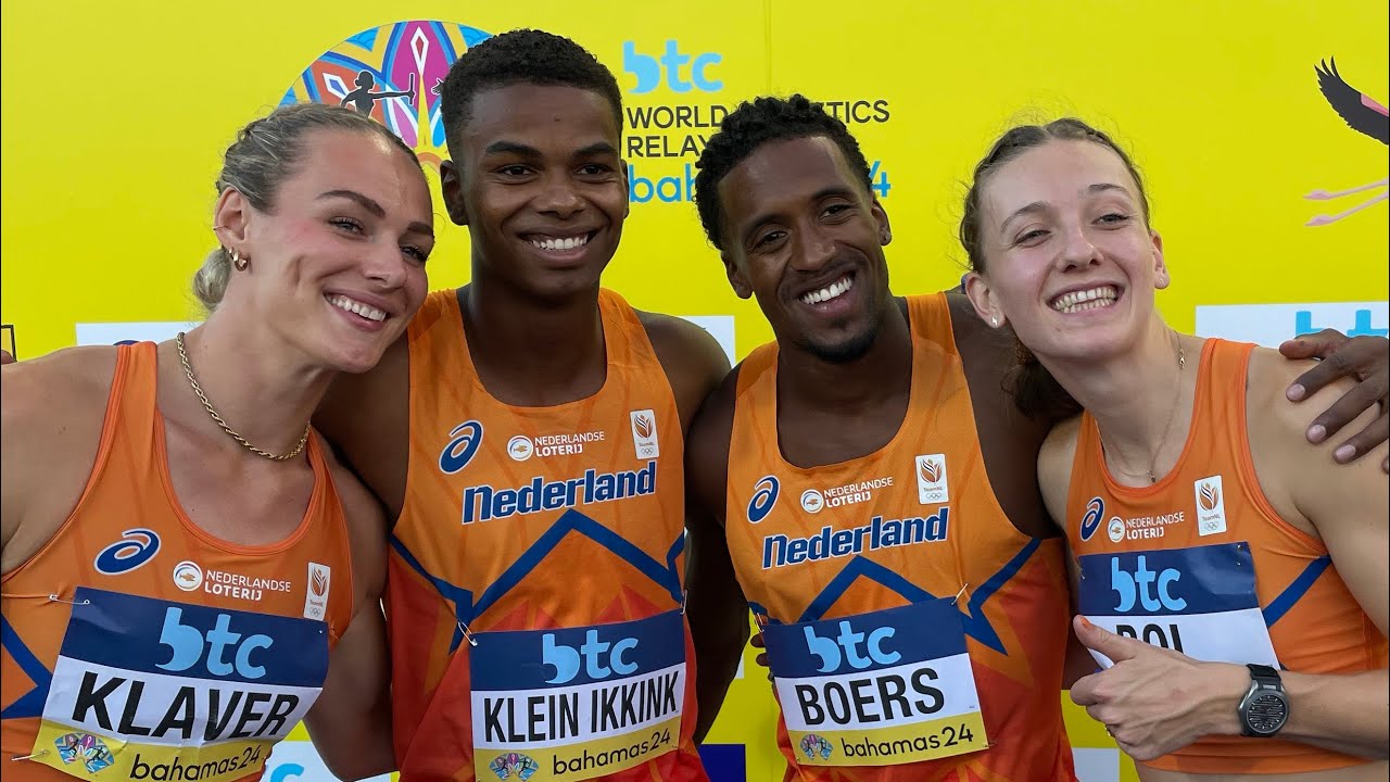 Femke Bol and Lieke Klaver Lead Netherlands to Mixed 4x4 Mixed Reay ...