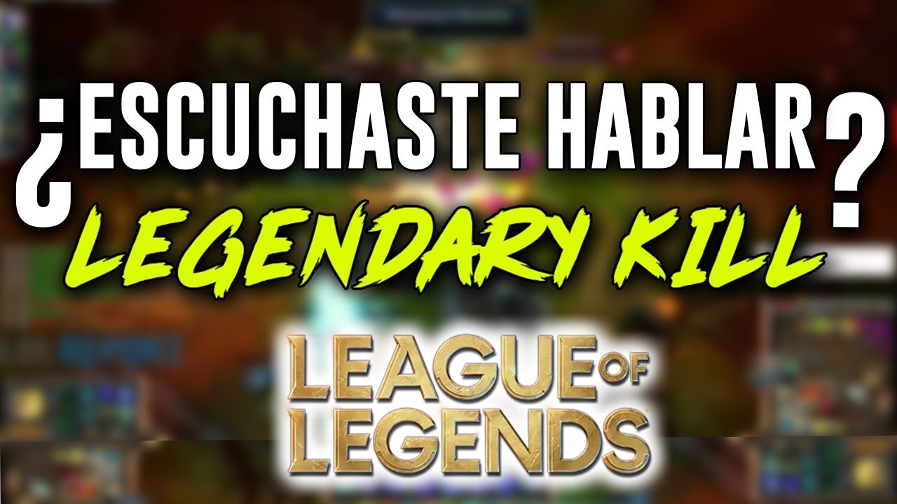 ¿CONOCES LA MÍTICA *LEGENDARY KILL*? || COSAS QUE JAMÁS VOLVERÁS A VER ...
