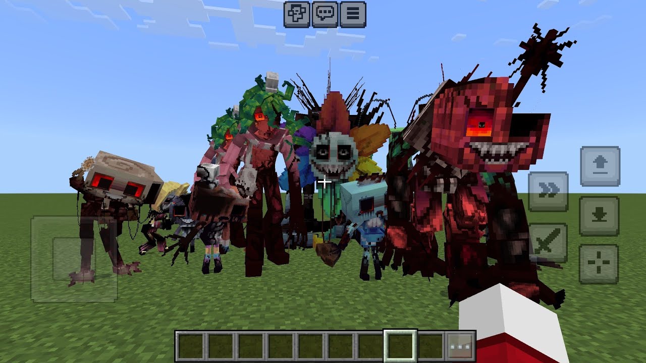 All Twisted DANDY'S WORLD V2 MOD In Minecraft PE - YouTube