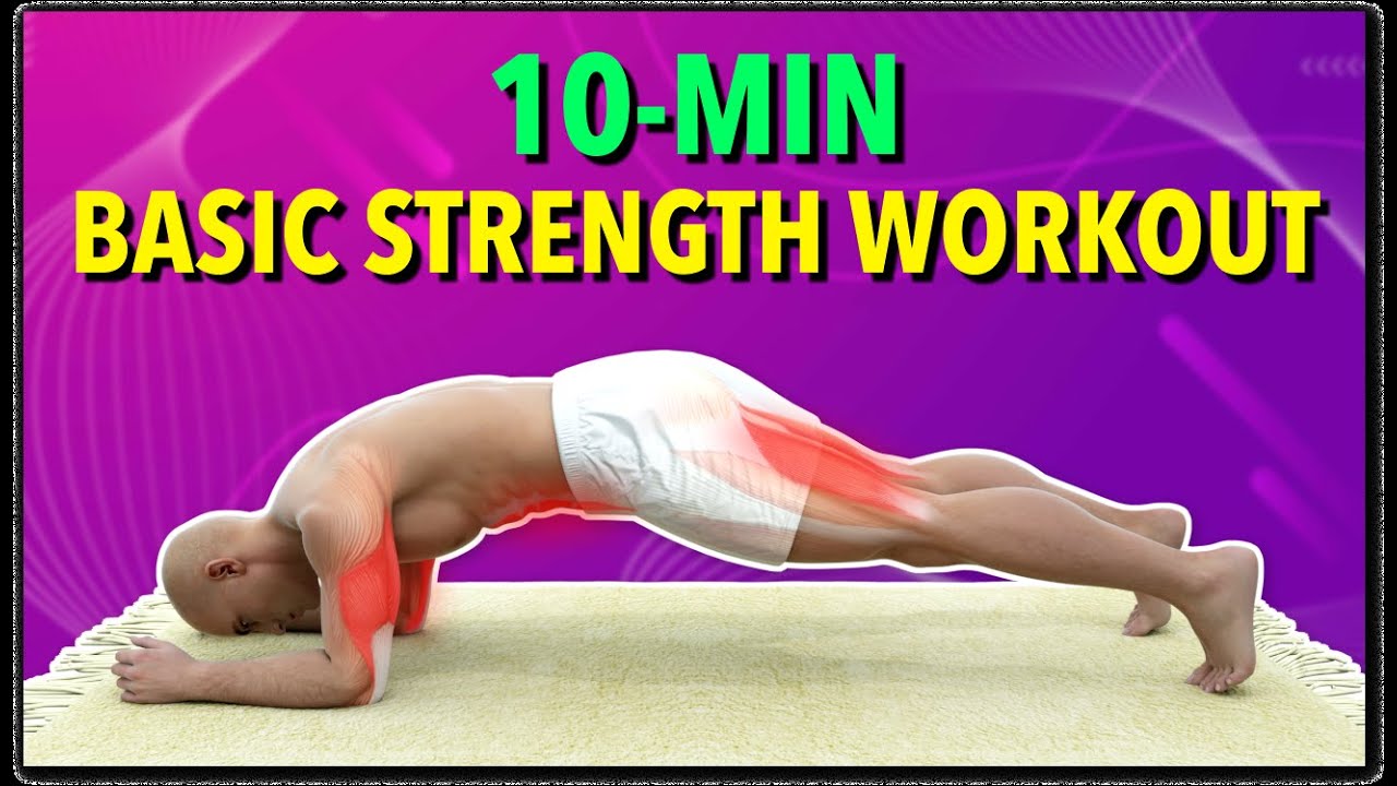 10-Min Basic Strength Workout – Full Body Exercises - YouTube