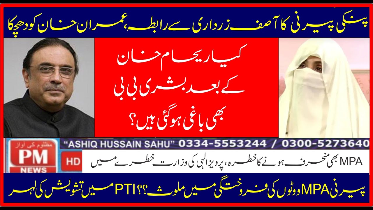 Bushra Bibi Pinki Peerni called Asif Ali Zardari | CM Punjab elections ...