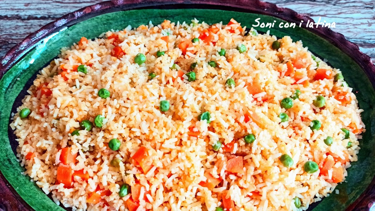 ARROZ ROJO MEXICANO PERFECTO | Soni con i latina - YouTube