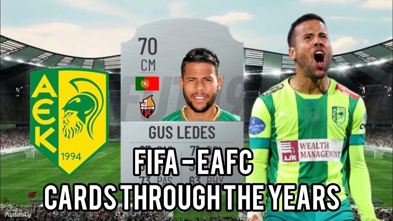 Γκουστάβο Λέντες 🔰 ΑΕΚ | FIFA - EAFC Cards through the years - YouTube