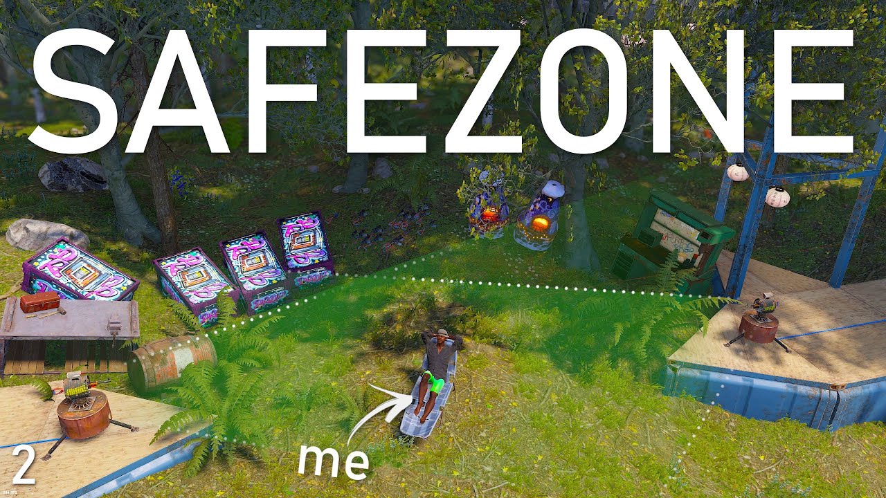 I made this forest my personal hidden safe zone - YouTube
