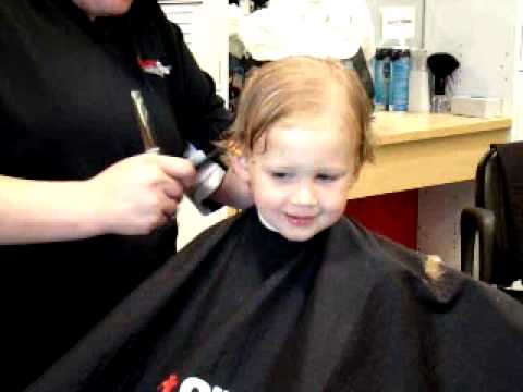 Adams First Haircut - YouTube