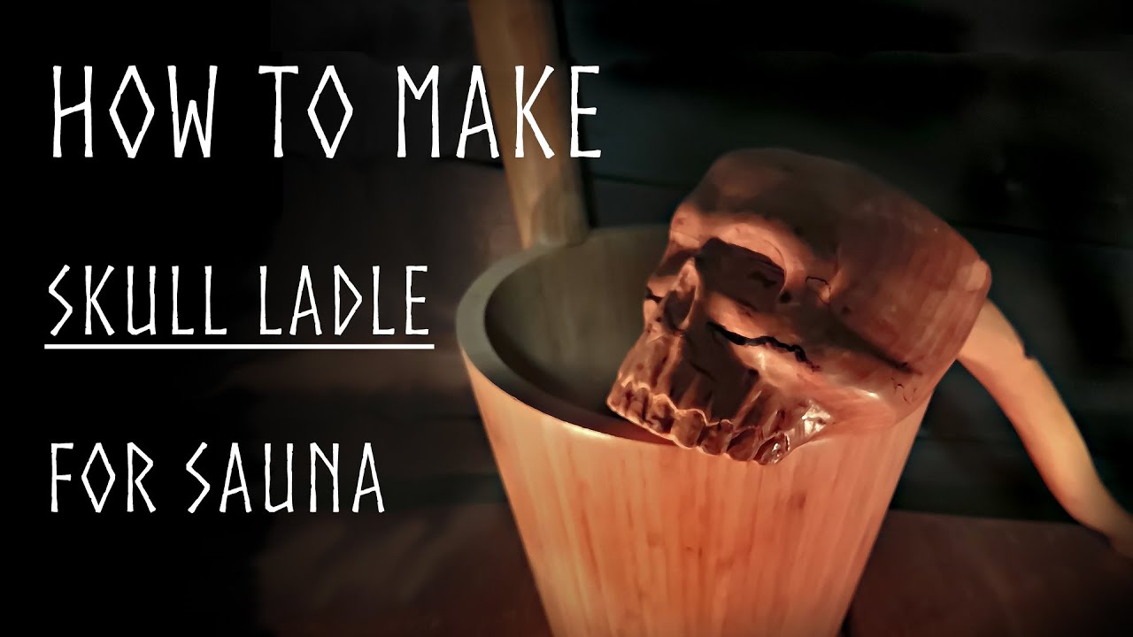 How to make skull ladle for sauna - YouTube