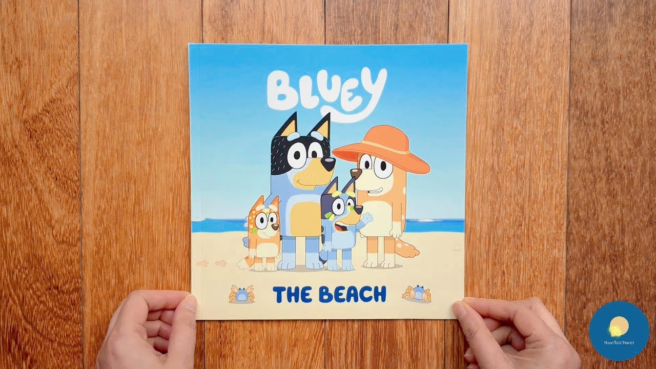 Bluey The Beach | Bluey | Kids Book Read Aloud - YouTube