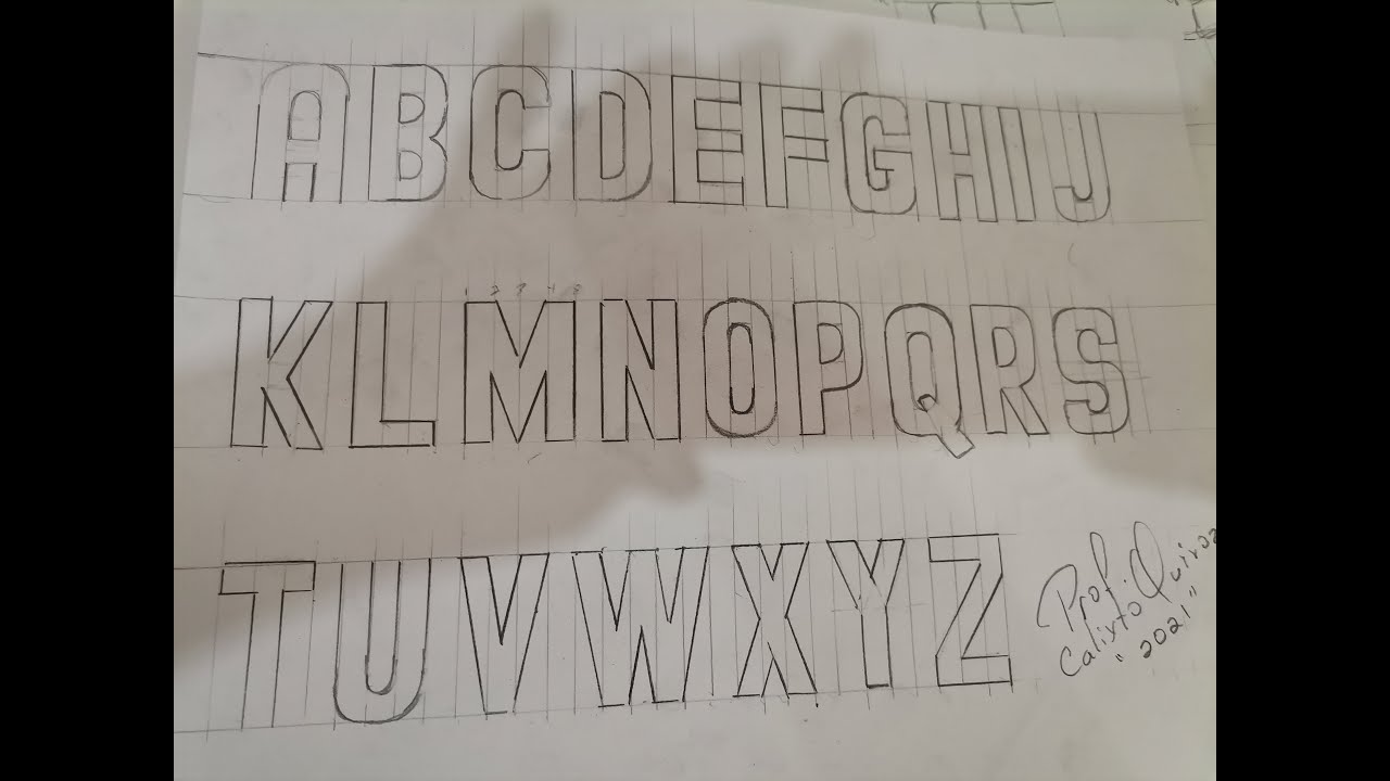 Profesor Calixto Quiroz. La técnica de la Rotulación. ¿Cómo rotular de ...