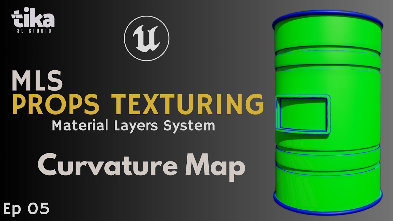 Ep05 - Curvature Map - Curso de Texturizado en UE5+ - MLS Props ...