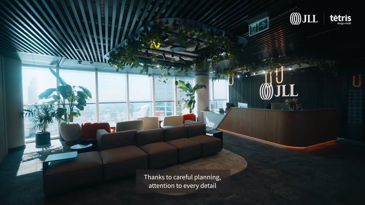 JLL Poland - same location, completely new office - YouTube