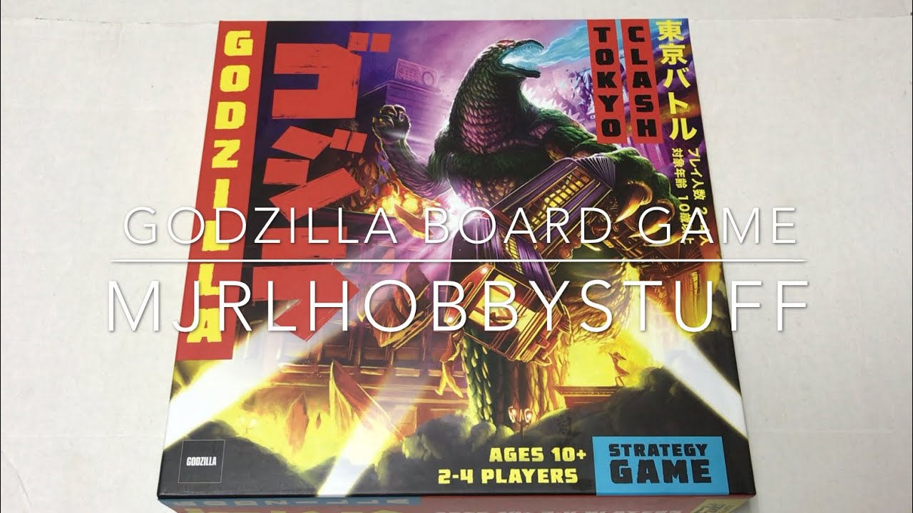 Godzilla Tokyo Clash UNBOXING board game Funko - YouTube
