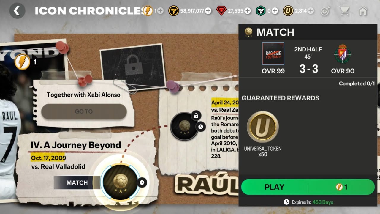 Icon Chronicles Raul Chapter 4 Game 1 MobileGamesKH vs R. Valladolid CF ...