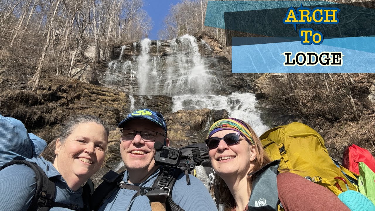 Appalachian Trail 2024, Arch to Lodge, Amicalola Falls State Park - YouTube