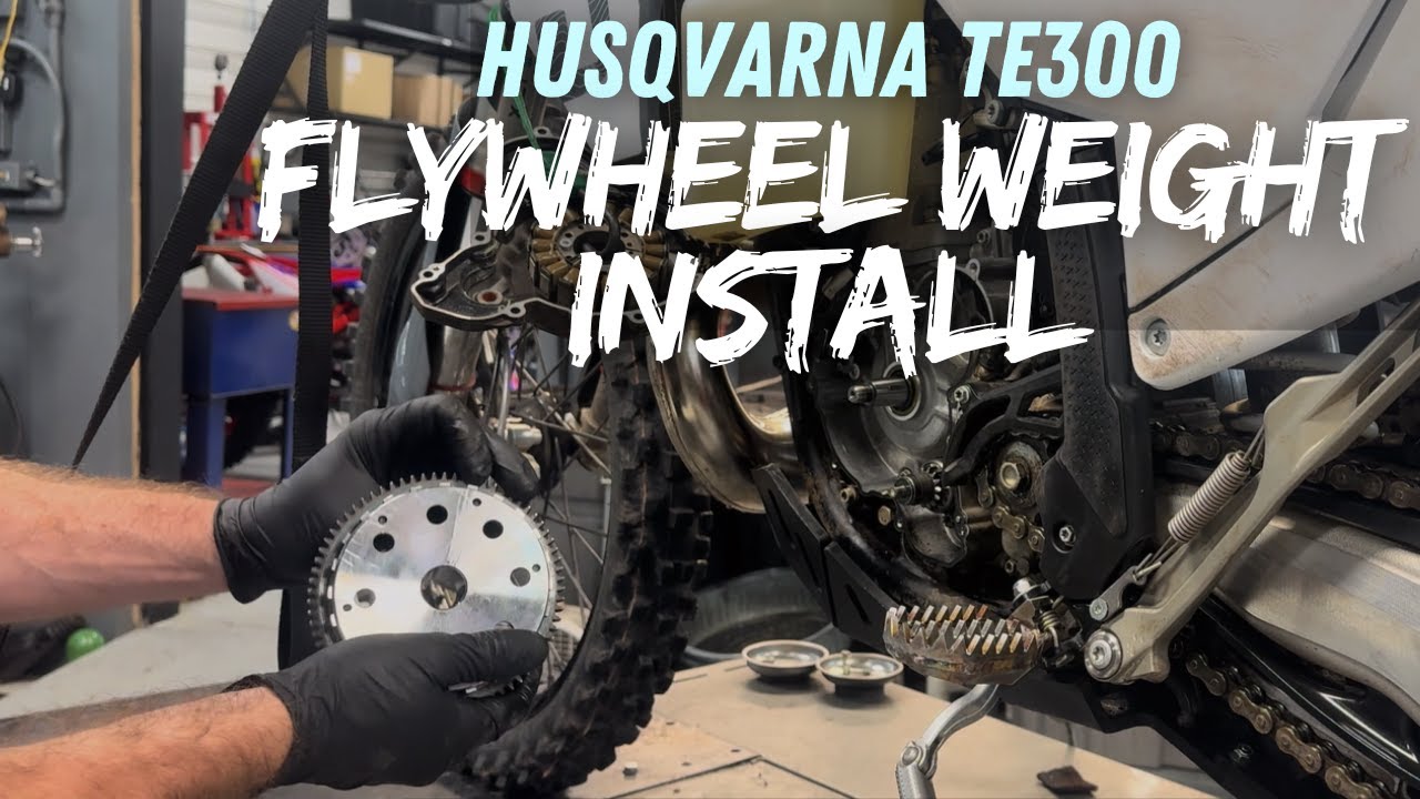 How To Install A Flywheel Weight on a Dirtbike - YouTube