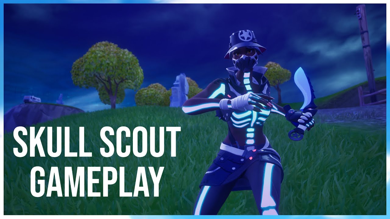 New Skull Scout Skin Gameplay In Fortnite (December 2023's Fortnite ...
