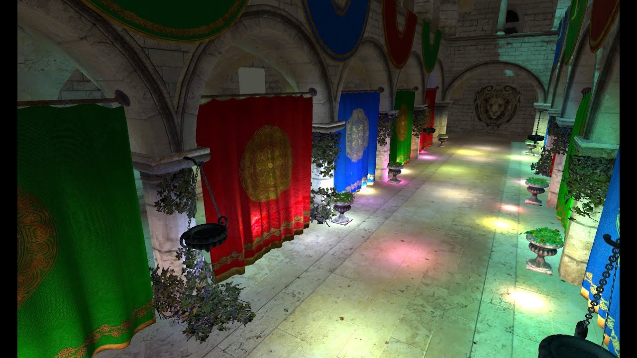 Showcase - Sponza (Light, Shadow - 2) - YouTube