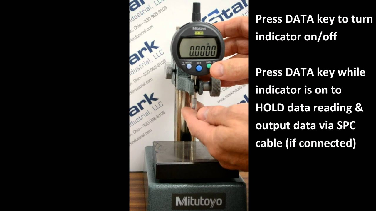 Mitutoyo Indicator Setting: Overview - YouTube