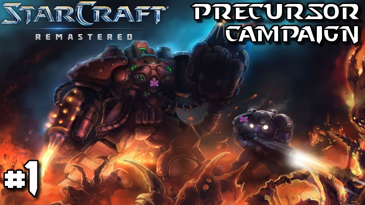 StarCraft Remastered - Precursor Campaign #1 - Strongarm - YouTube