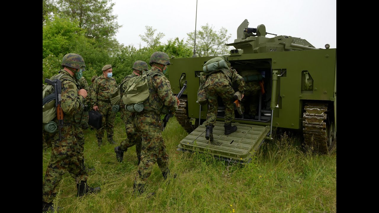 Modernized BVP M-80A of the Serbian Army - YouTube