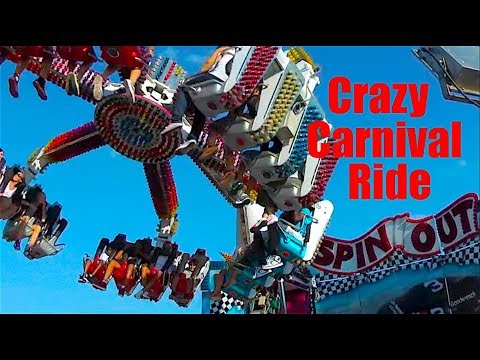 Crazy Carnival Ride - Spin Out - YouTube