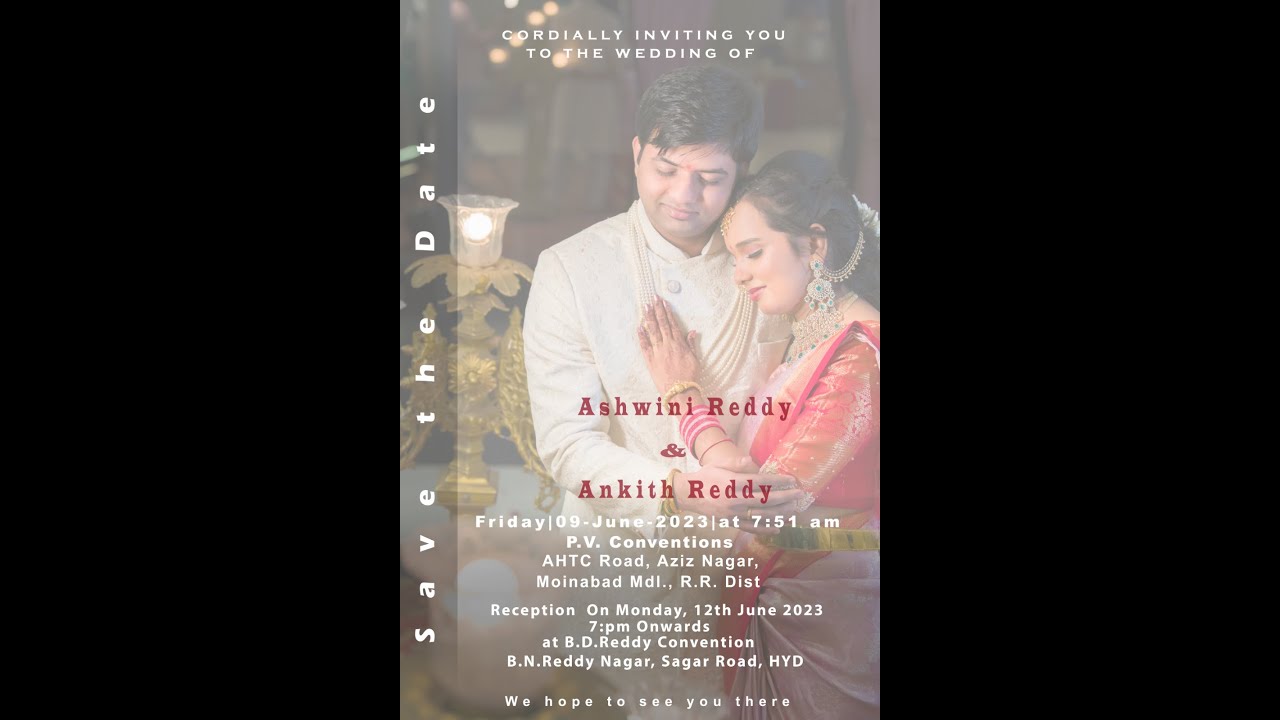 Ashwini Reddy with Ankith Reddy - YouTube