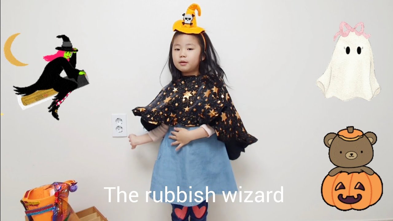 The rubbish wizard song 🎃 by Rowena & Wayne - YouTube