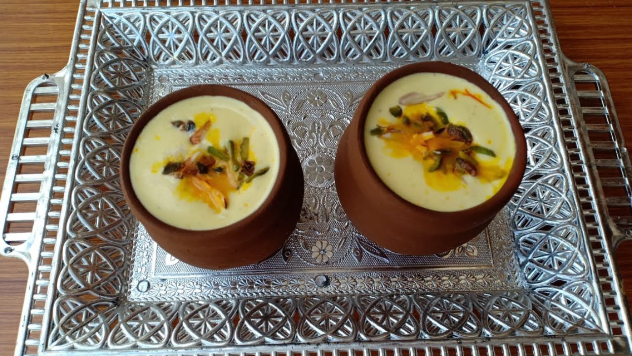 रबड़ी वाली शाही केसर लस्सी || Shahi Rabdi Kesar Lassi - YouTube