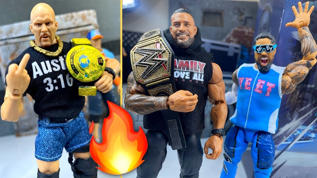 WWE ACTION FIGURE CLOSET! CUSTOM WWE FIGURE CLOTHING! - YouTube