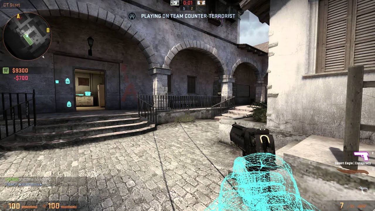 Sv_cheats 1 Wallhack 1v1 vs Trevor (CSGO) - YouTube