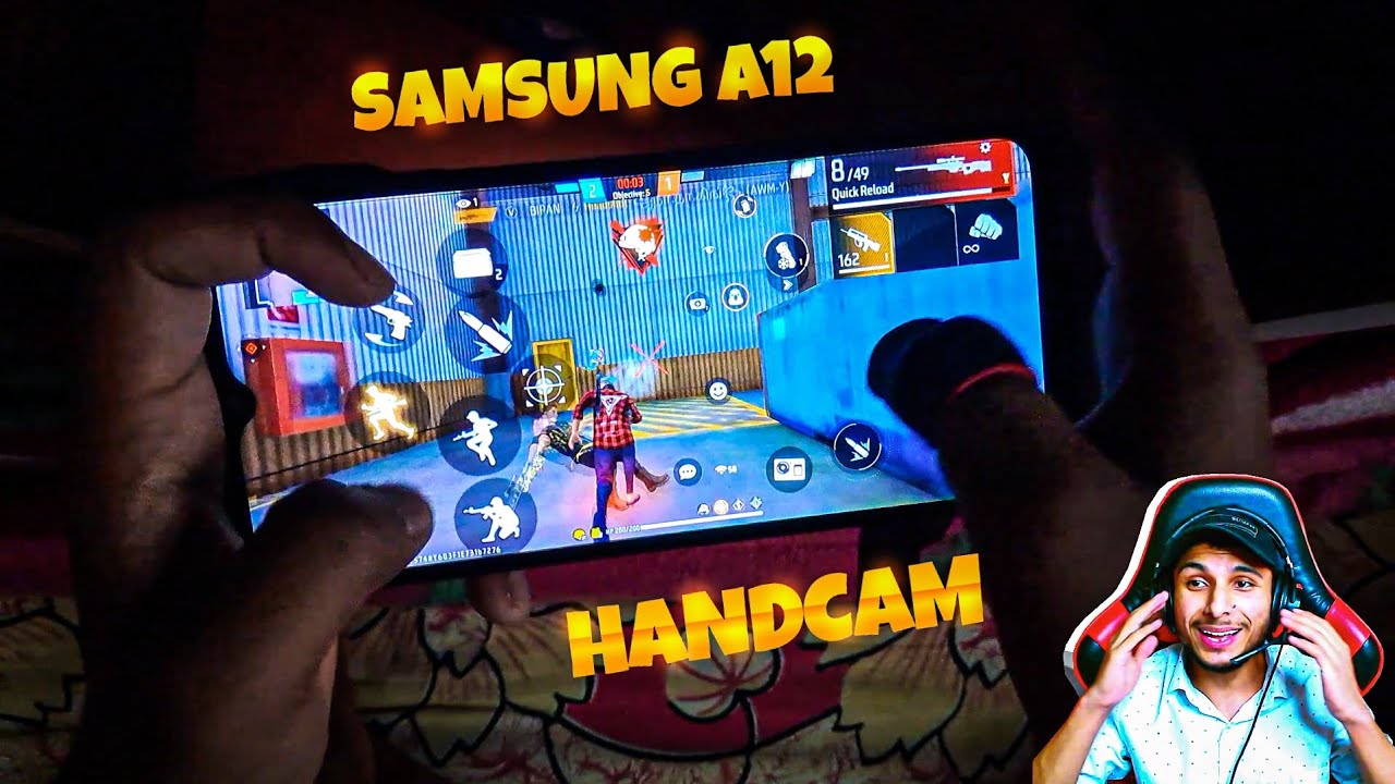 SAMSUNG A12 UNBOXING 🎁 AND HANDCAM 📲 SETTINGS ⚙️ HUD + SENSI + DPI ...