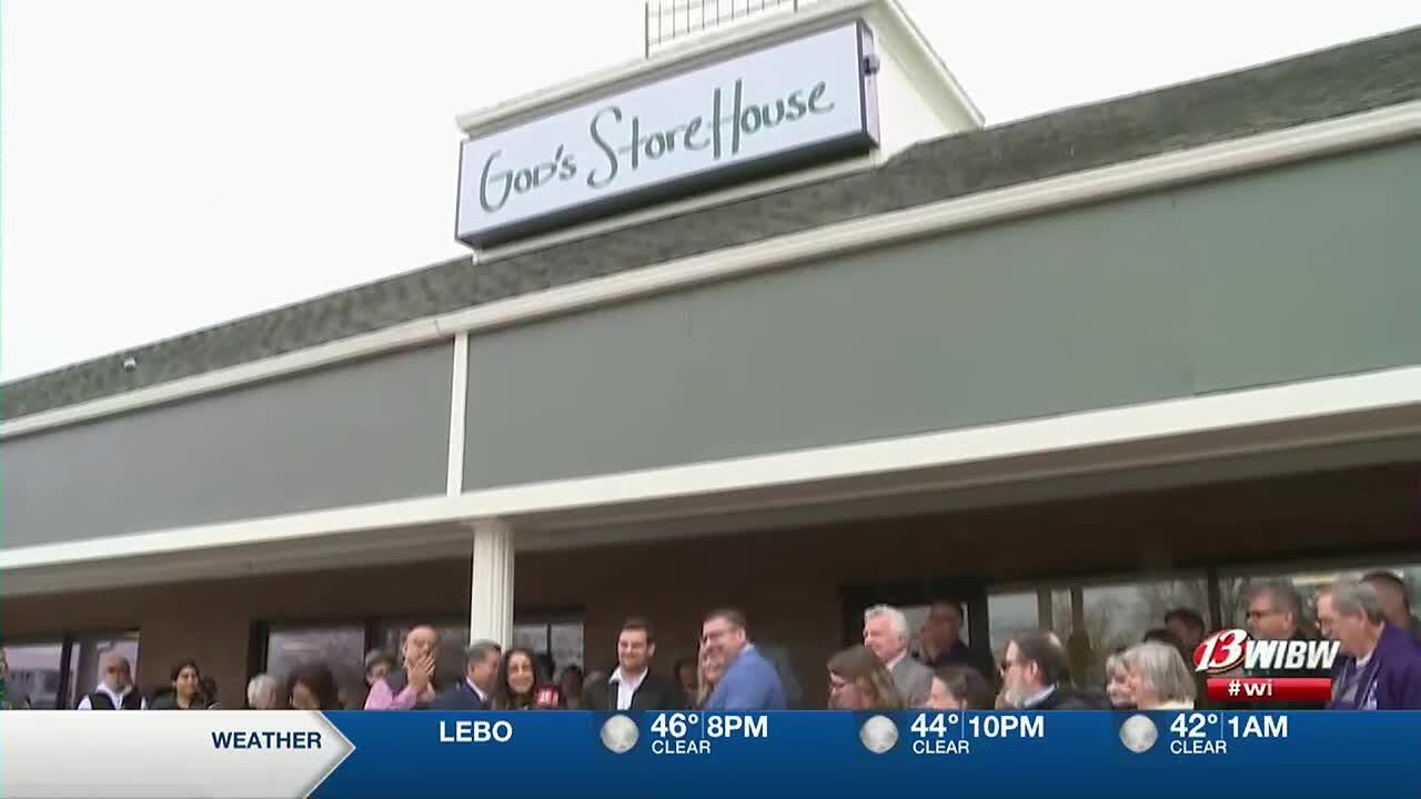 God's Storehouse opens second location in east Topeka - YouTube