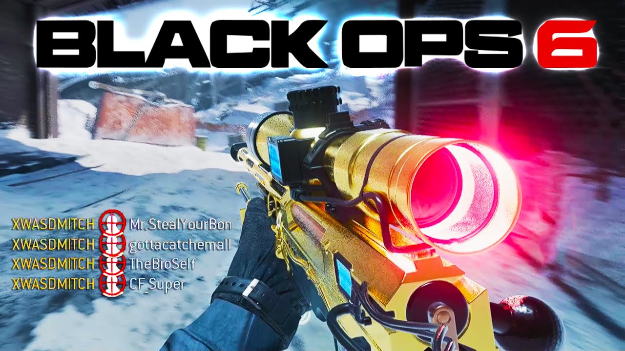 SNIPING IS BACK and they already think I cheat😂 (#1 BO6 SNIPER) - YouTube