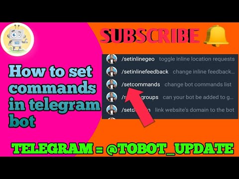 How to set commands in telegram bot || टेलीग्राम bot में कमांड कैसे सेट ...
