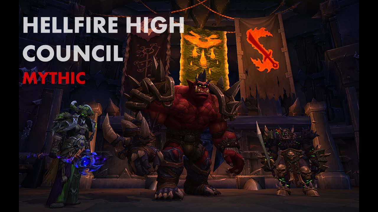 Hellfire High Council Mythic [Hellfire Citadel] PoV: Warlock @ 1440p ...