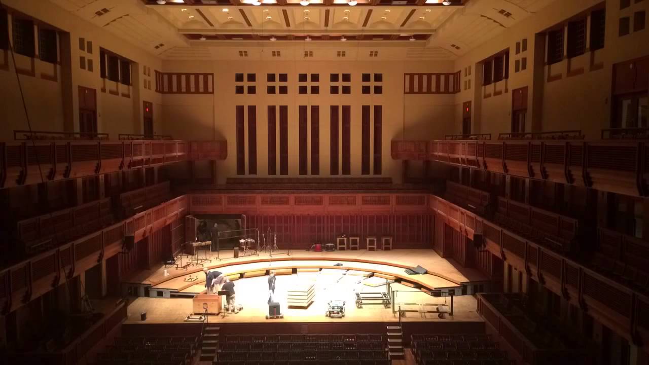 Tanglewood: Ozawa Hall Riser Setup - YouTube