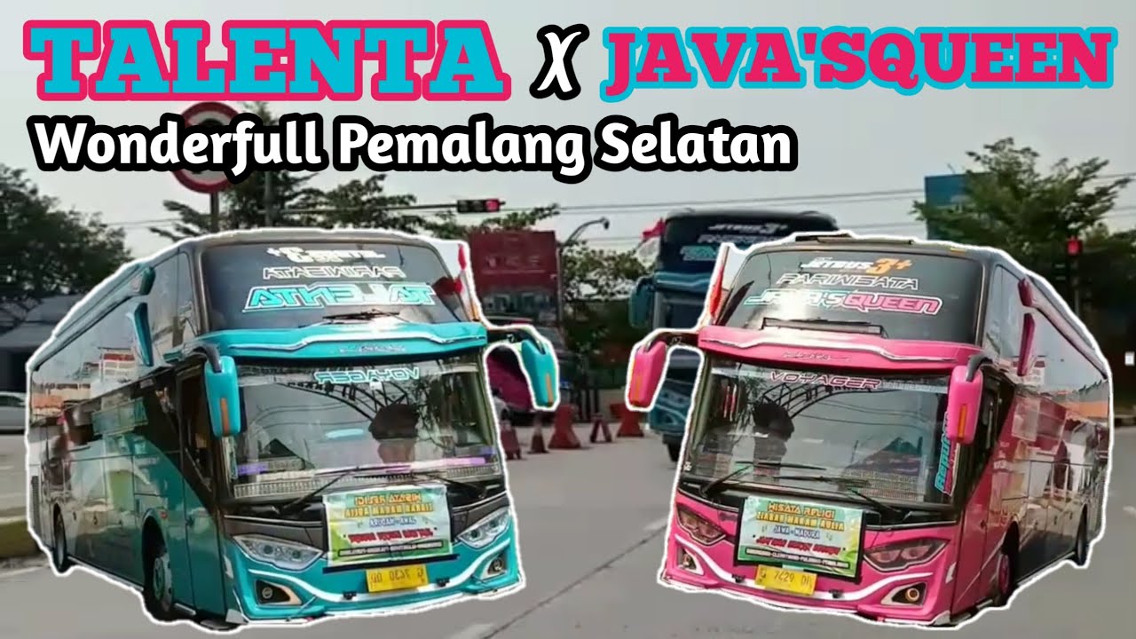 Telolet Viral!!! Bus Pemalang Aneka Bintang TALENTA X JAVA'SQUEEN - YouTube