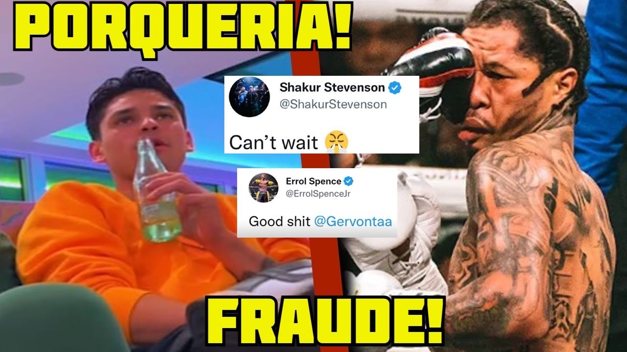 GERVONTA Y SU CIRCO CON HECTOR GARCIA ASI LA REACCION DE HANEY,RYAN ...