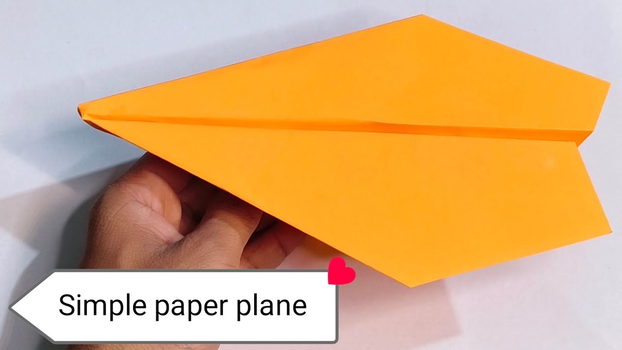 ️ How to Make a Simple Paper Plane – Best Flying Paper Airplane! - YouTube
