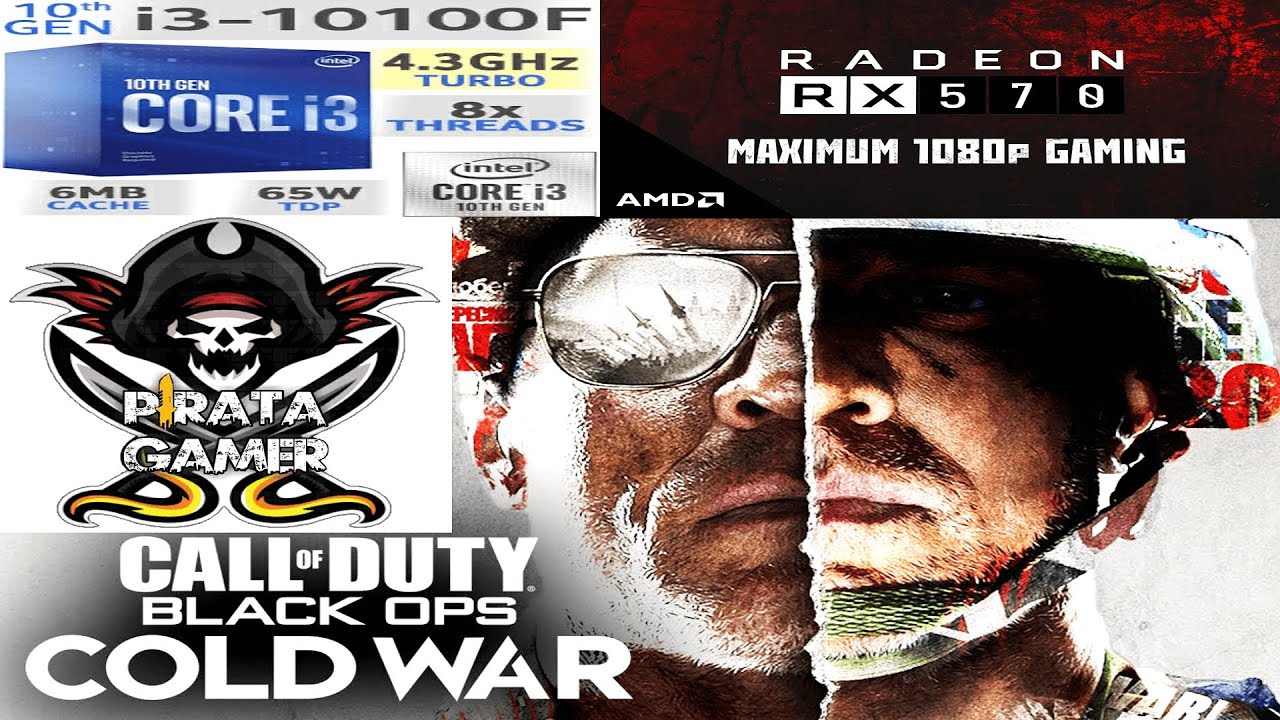 Call of Duty: Black Ops Cold War i3 10100F RX 570 / 4gb Mejor SETUP ...